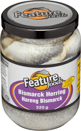 Feature Foods Bismarck Herring Fillets, 320g - Fair Catch Fishmongers